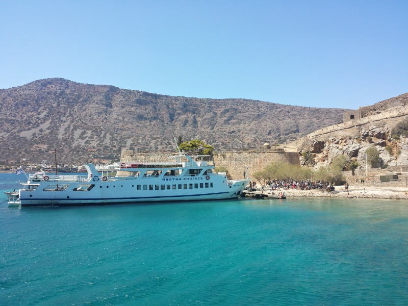 Spinalonga leper colony stock photo. Image of stone, greece - 76250344