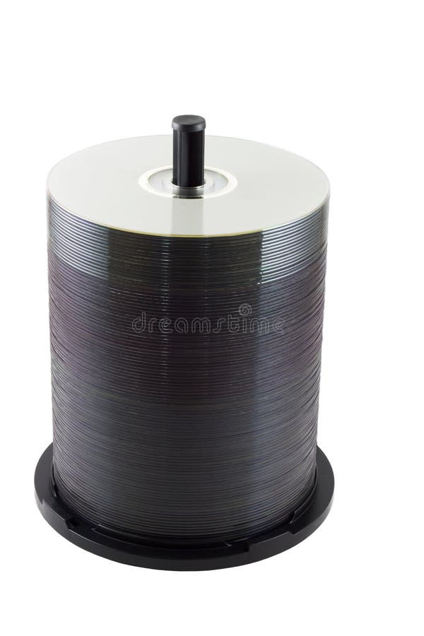 Spindel von DVD stockbild. Bild von computer, hintergrund - 6558025