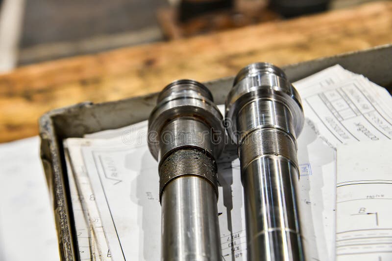 Spindle Arbor with an Internal Taper after Grinding on the Machine ...