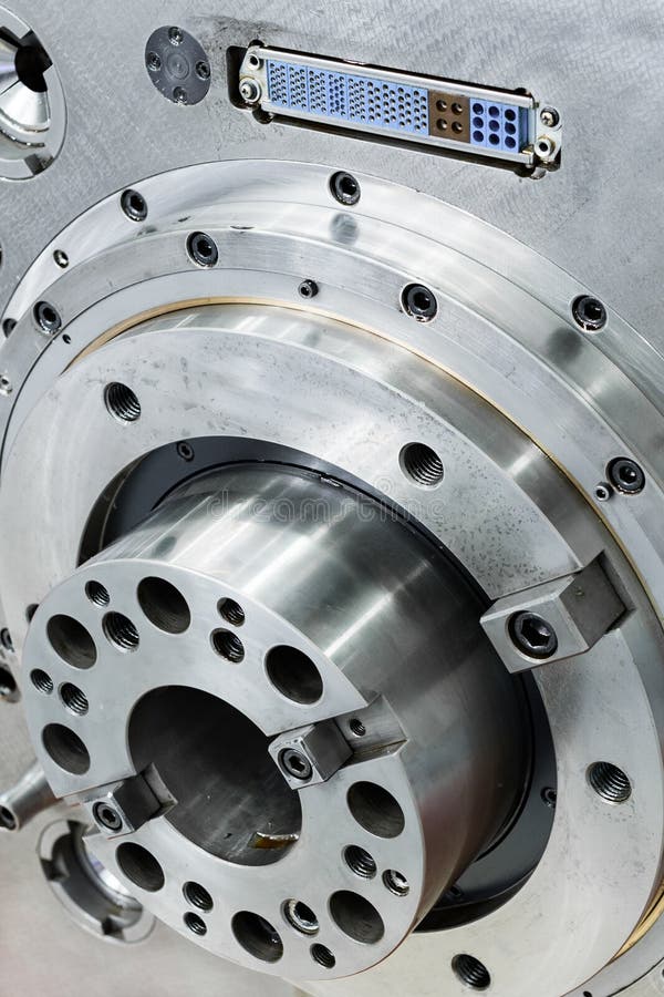 Spindle High-precision CNC Milling Machine. Stock Photo - Image of iron ...