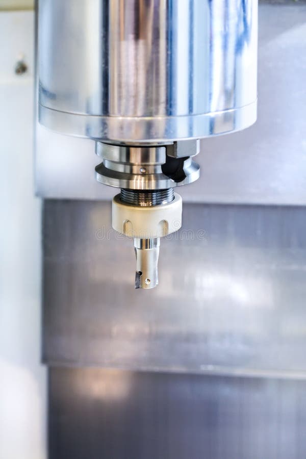 Spindle Modern High-precision CNC Milling Machine. Stock Image - Image ...