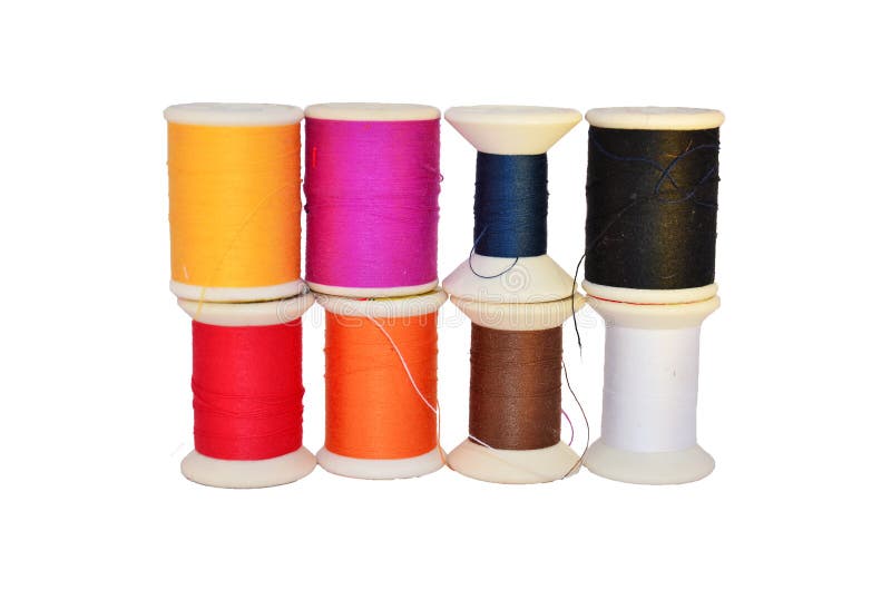 Spindle Roll or Spool Bobbin Stock Image - Image of material, tool ...