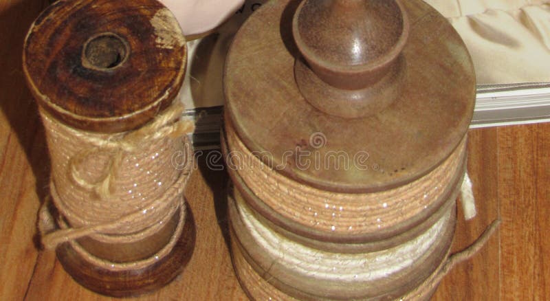 Jute ribbons stock image. Image of jute, ties, sculpture - 250280687