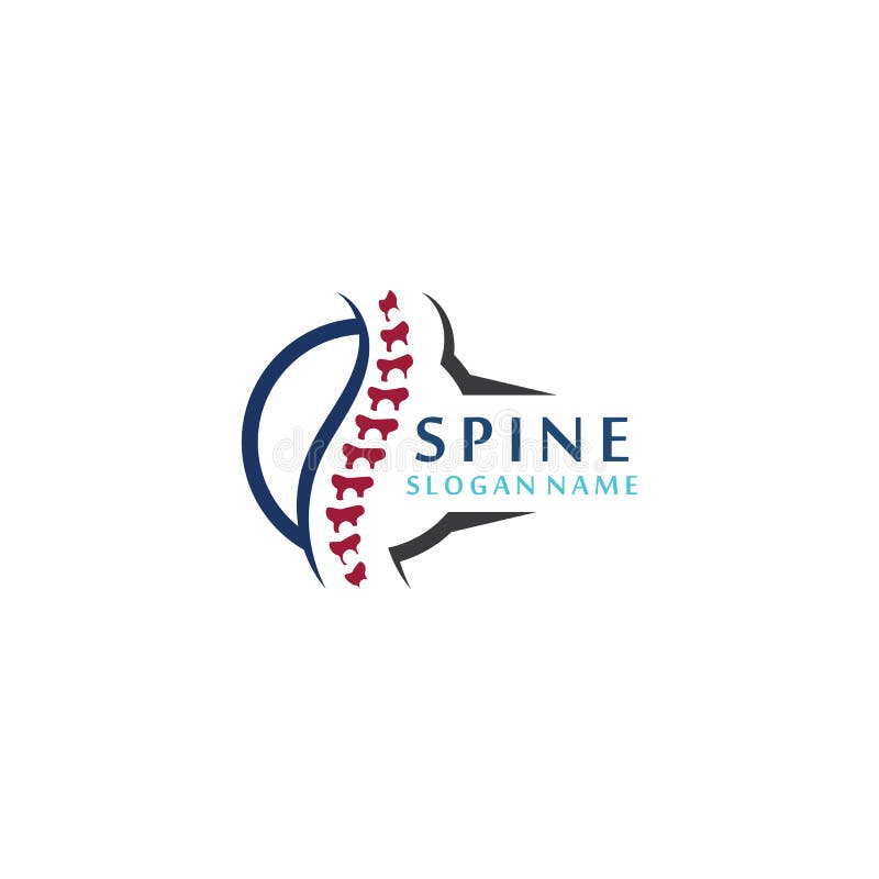 Spine Care Clinic, Chiropractic, Concept Logo Design Template Stock ...