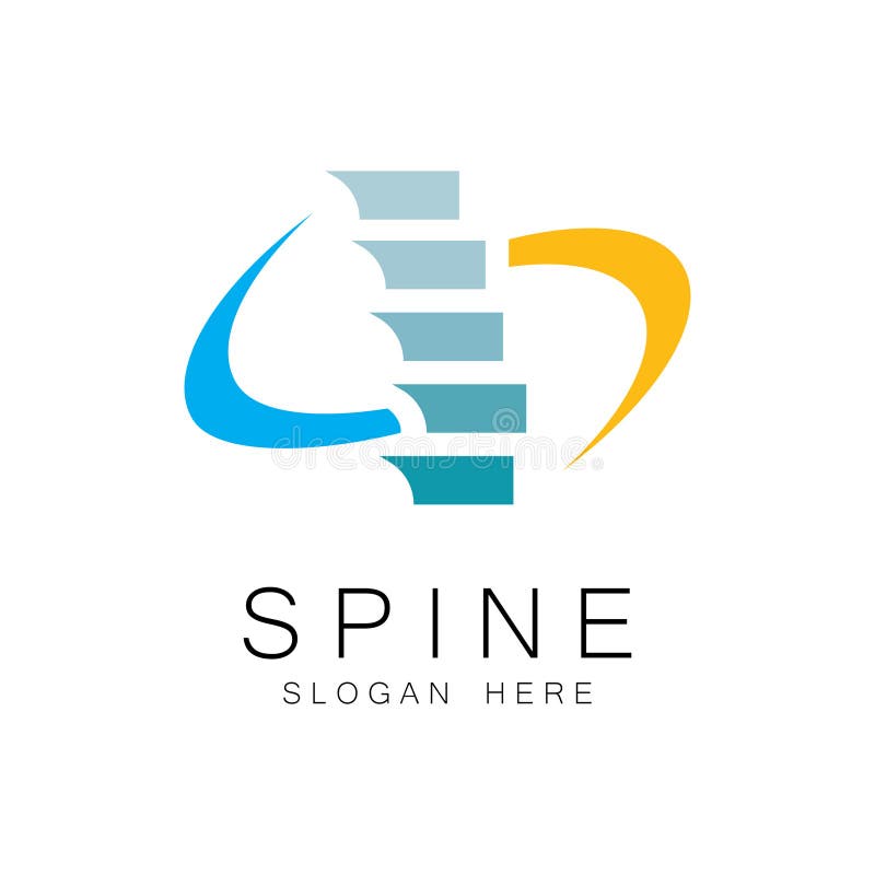 Spine Care Symbol Logo Template Vector Illustration Design Stock Vector ...