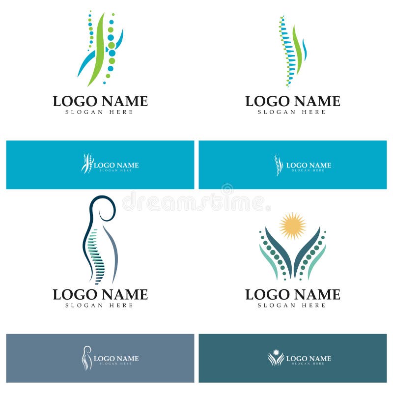 Spine diagnostics symbol stock vector. Illustration of graphic - 254863530