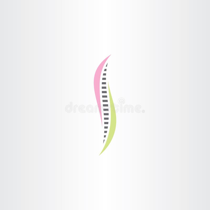 Spine Logo Symbol Vector Sign Element Stock Vector - Illustration of ...