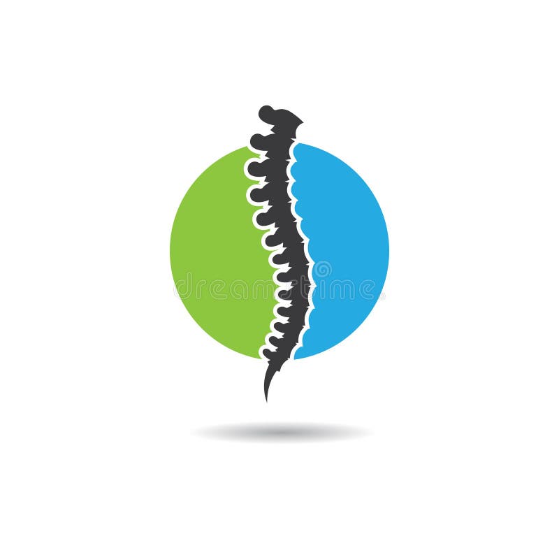 Spine Logo Template Vector Icon Stock Vector - Illustration of design ...