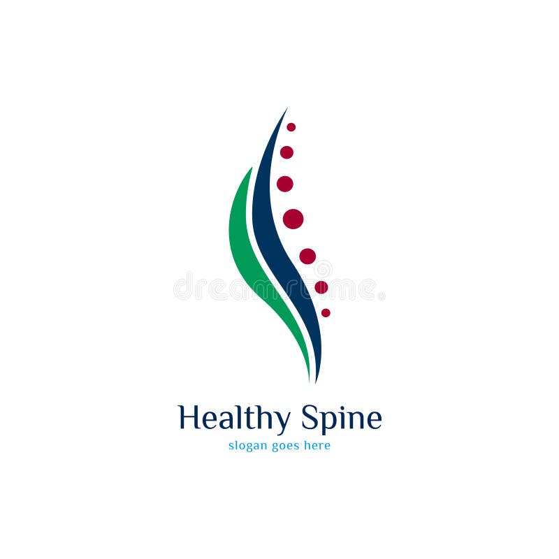 Spine Logo vector art stock vector. Illustration of clinic - 102537604