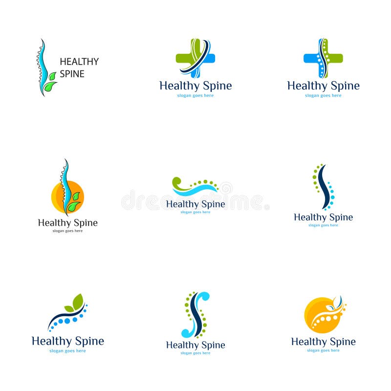 Spine Logo vector art stock vector. Illustration of health - 102537743