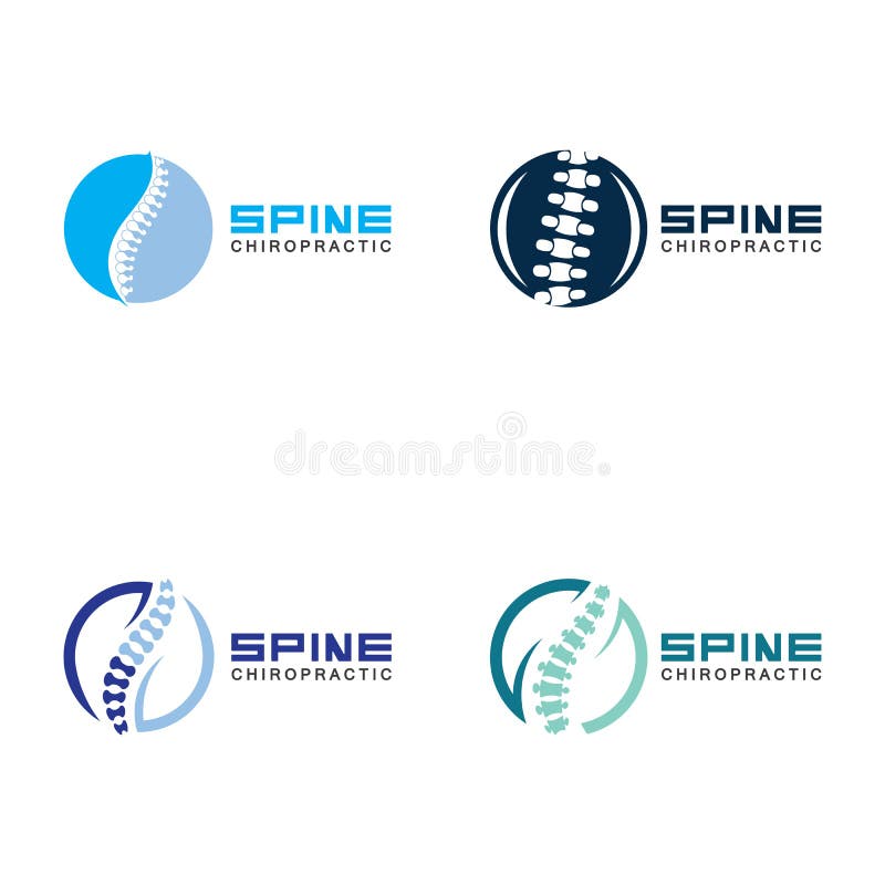 Spine Logo Vector Illustration Design Template Stock Vector ...