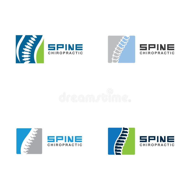 Spine Logo Vector Illustration Design Template Stock Vector ...