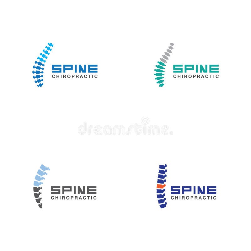 Spine Logo Vector Illustration Design Template Stock Vector ...