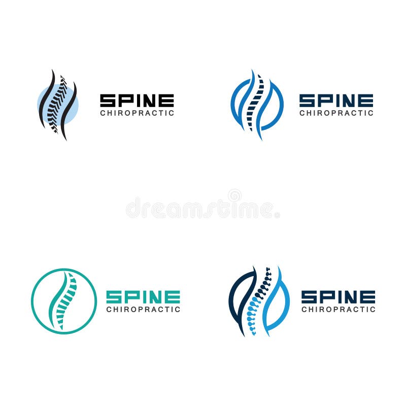 Spine Logo Vector Illustration Design Template Stock Vector ...