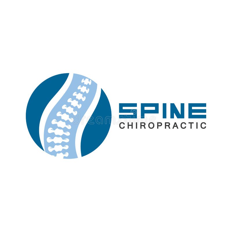 Spine Logo Vector Illustration Design Template Stock Illustration - Illustration of doctor ...