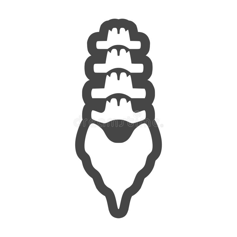 Spine structure icon stock illustration. Illustration of graphic ...