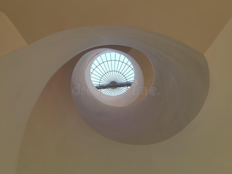Spining Stair, Low Angle View Stock Photo - Image of building, dome ...