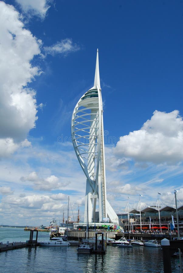 Spinnaker Tower, Portsmouth Editorial Photography - Image of coast ...
