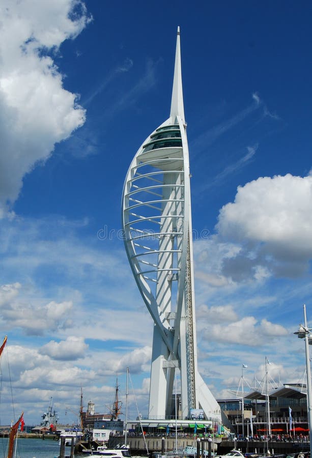 Spinnaker Tower, Portsmouth Editorial Photography - Image of harbour ...