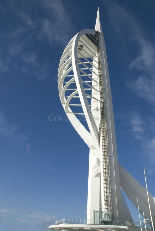 Spinnaker Tower stock image. Image of design, dock, outdoors - 11955505
