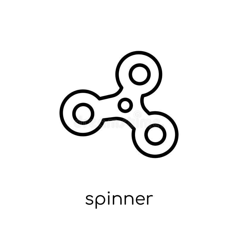 Spinner Icon from Arcade Collection. Stock Vector - Illustration of ...