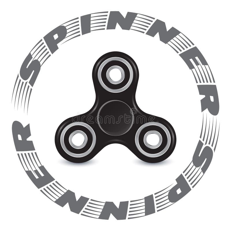 Spinner stock vector. Illustration of circle, mechanical - 94737745