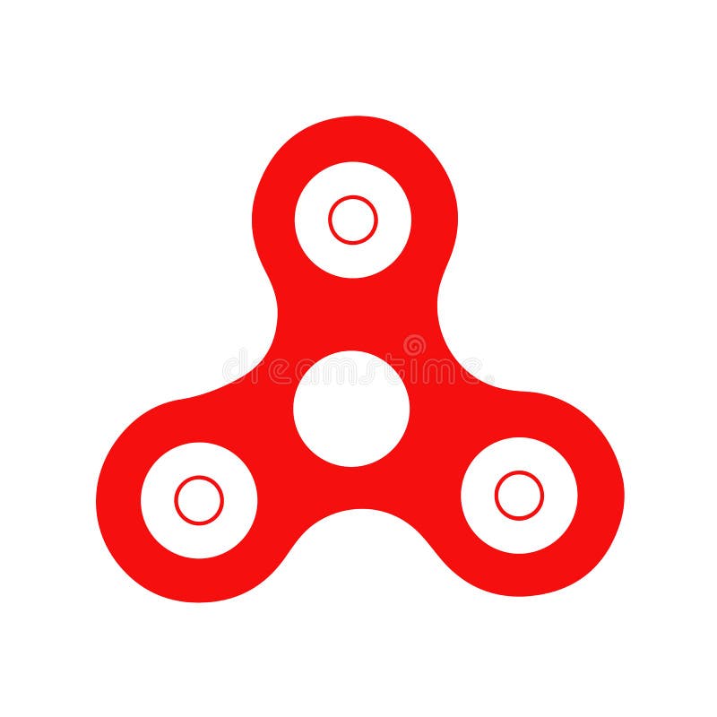 Spinner toy vector icon stock vector. Illustration of hand - 173098184