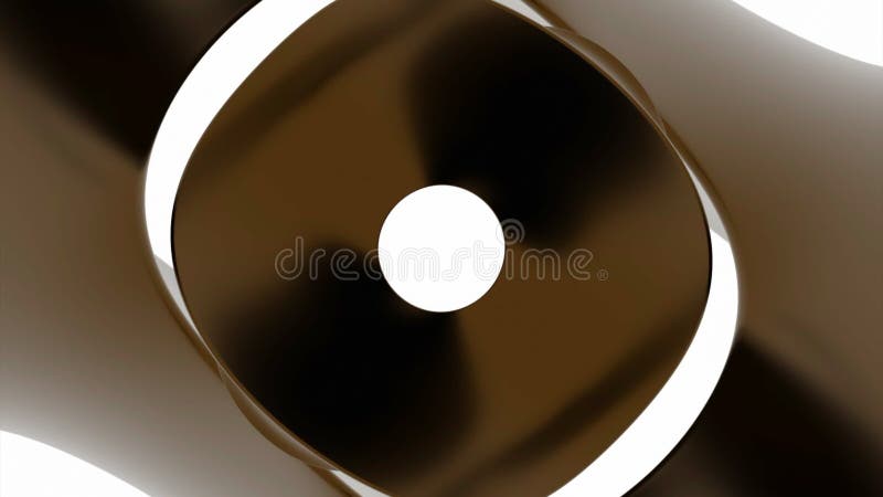 Spinning Abstract Background of Round Abstract Shapes. Design. Hypnotic ...