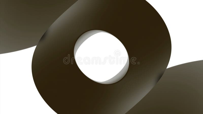 Spinning Abstract Background of Round Abstract Shapes. Design. Hypnotic ...