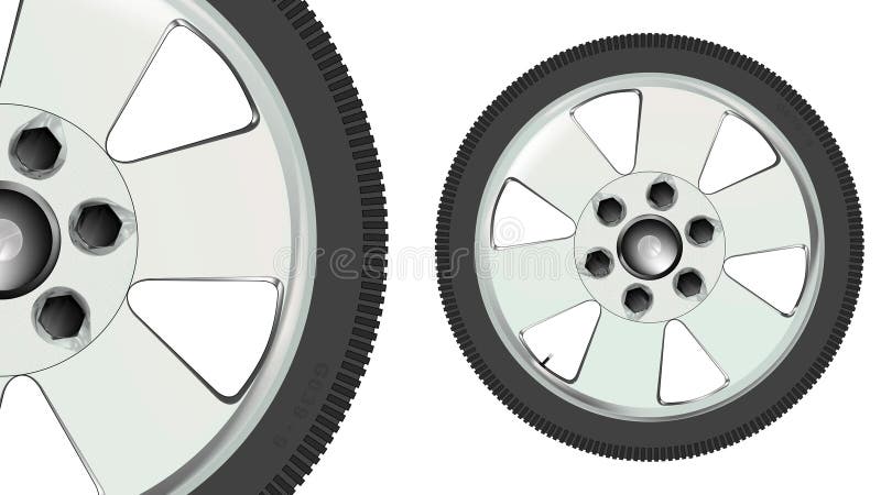 Turning Wheels with Green Screen Background Stock Footage - Video of ...