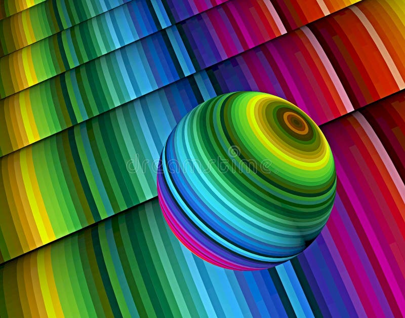 Spinning ball stock illustration. Illustration of dynamic - 26775017