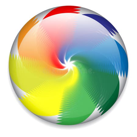 Spinning button stock vector. Illustration of menu, closeup - 11253344