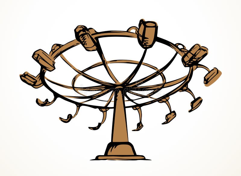 Carousel Spinning Round Stock Illustrations – 109 Carousel Spinning ...