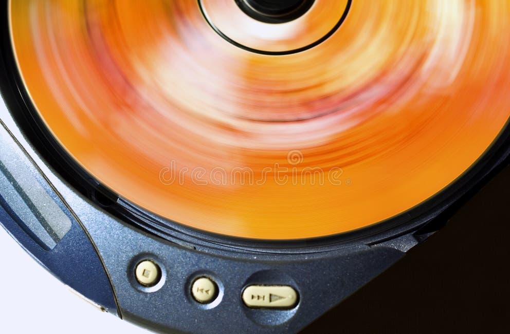 Spinning CD stock photo. Image of spinning, buttons, play - 13850344