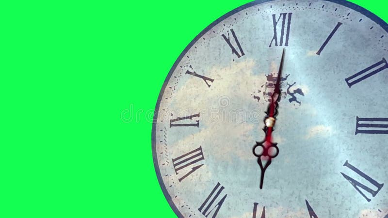 Spinning Clock Time-lapse stock footage. Video of hour - 58968378