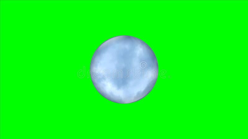 Sun and Cloud Motion Graphics with Green Screen Background Stock Video ...
