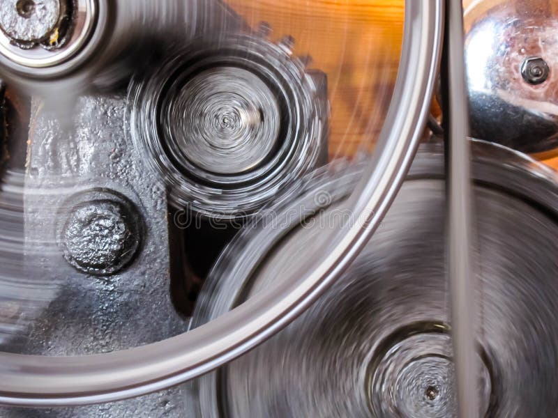 Spinning cog wheels stock photo. Image of mechanics, mill - 91601286