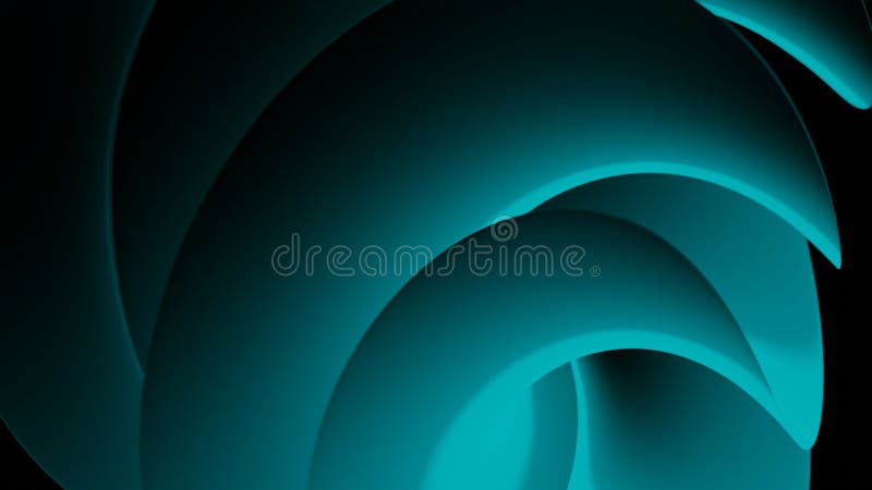 Spinning Complex 3D Figure with Blades. Design. Transforming Colorful ...