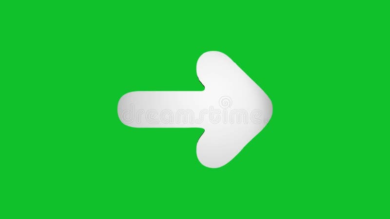 Spinning 3d Arrow Symbol Motion Graphics with Green Screen Background Stock Footage - Video of ...