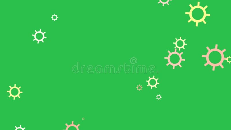 Spinning Gears Motion Graphics with Green Screen Background Stock ...