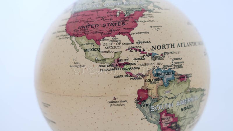 Spinning Globe Earth - Earth Map Stock Video - Video of ocean ...