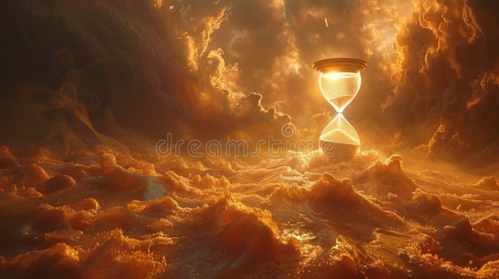 A Spinning Hourglass with Sand Running through it Reminding Us that ...
