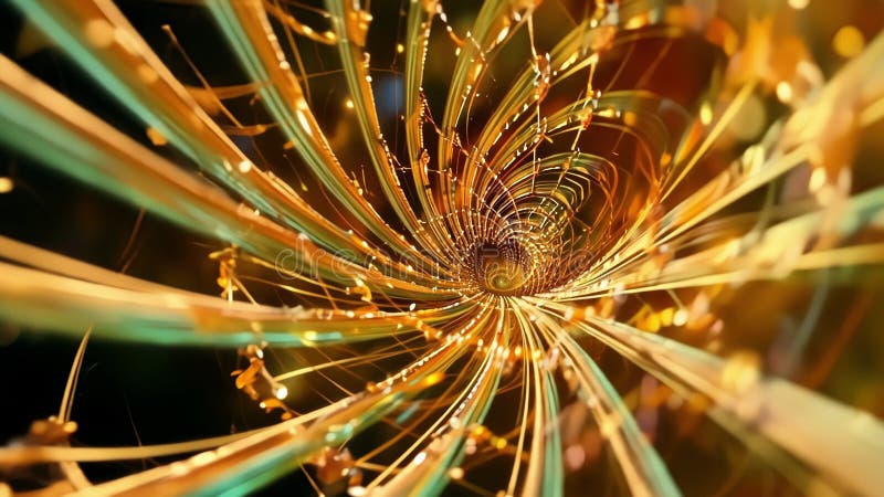 A Spinning Kaleidoscope Made of Shimmering Strings Symbolizing the ...