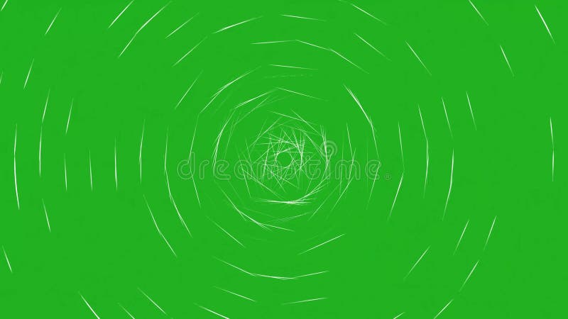Rotational Graphic Lines Effect on Green Screen Backdrop Stock Footage ...