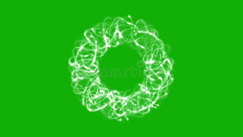 Spinning Arcs Motion Graphics with Green Screen Background Stock Video ...