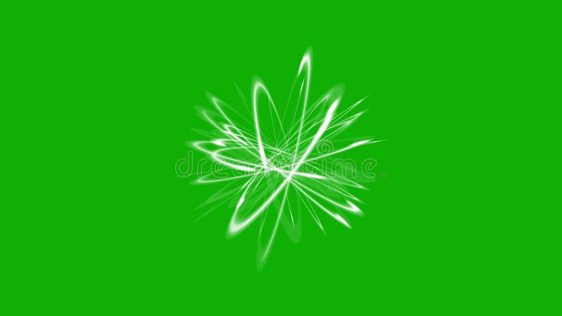 Spinning Arcs Motion Graphics with Green Screen Background Stock Video ...