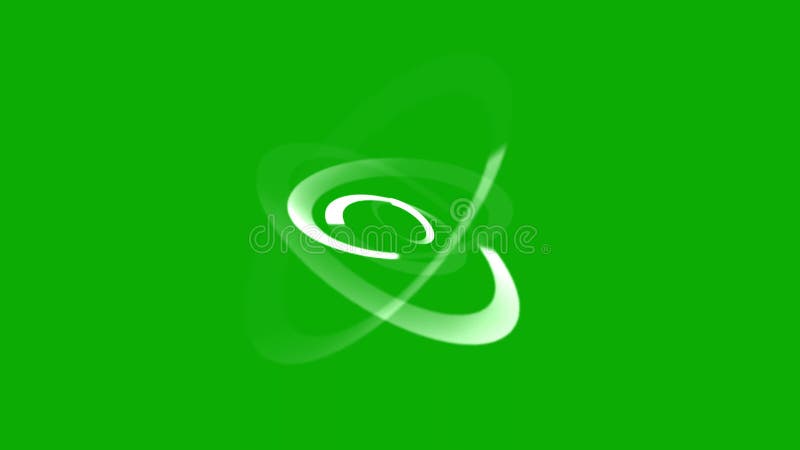 Spinning Arcs Motion Graphics with Green Screen Background Stock Video ...