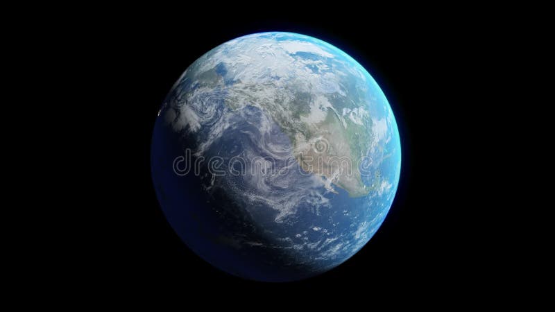 Rotating Planet Earth stock video. Video of ecosystem - 284147189