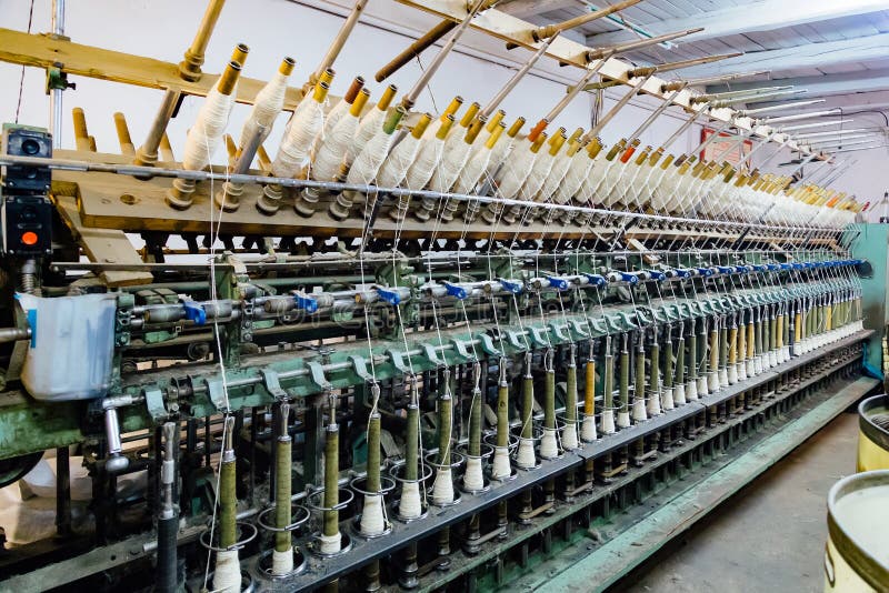 Old Wool Processing Machine. Carding of Wool Equipment Stock Photo ...