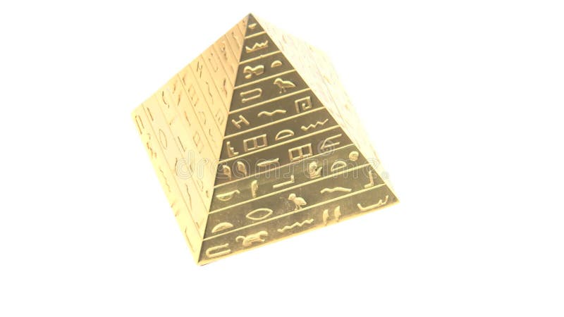 Spinning pyramid stock footage. Video of white, pyramid - 43984126